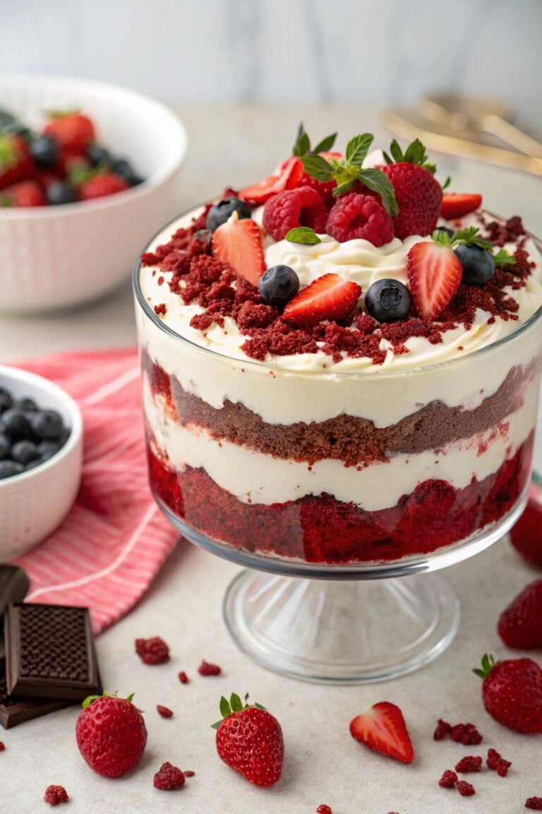 Red Velvet Trifle – A Stunning Valentine Dessert! - The Food Journal