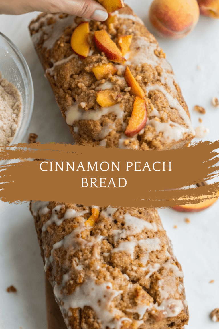 Cinnamon Peach Bread – Moist, Fruity, and Spiced to Perfection - The Food Journal